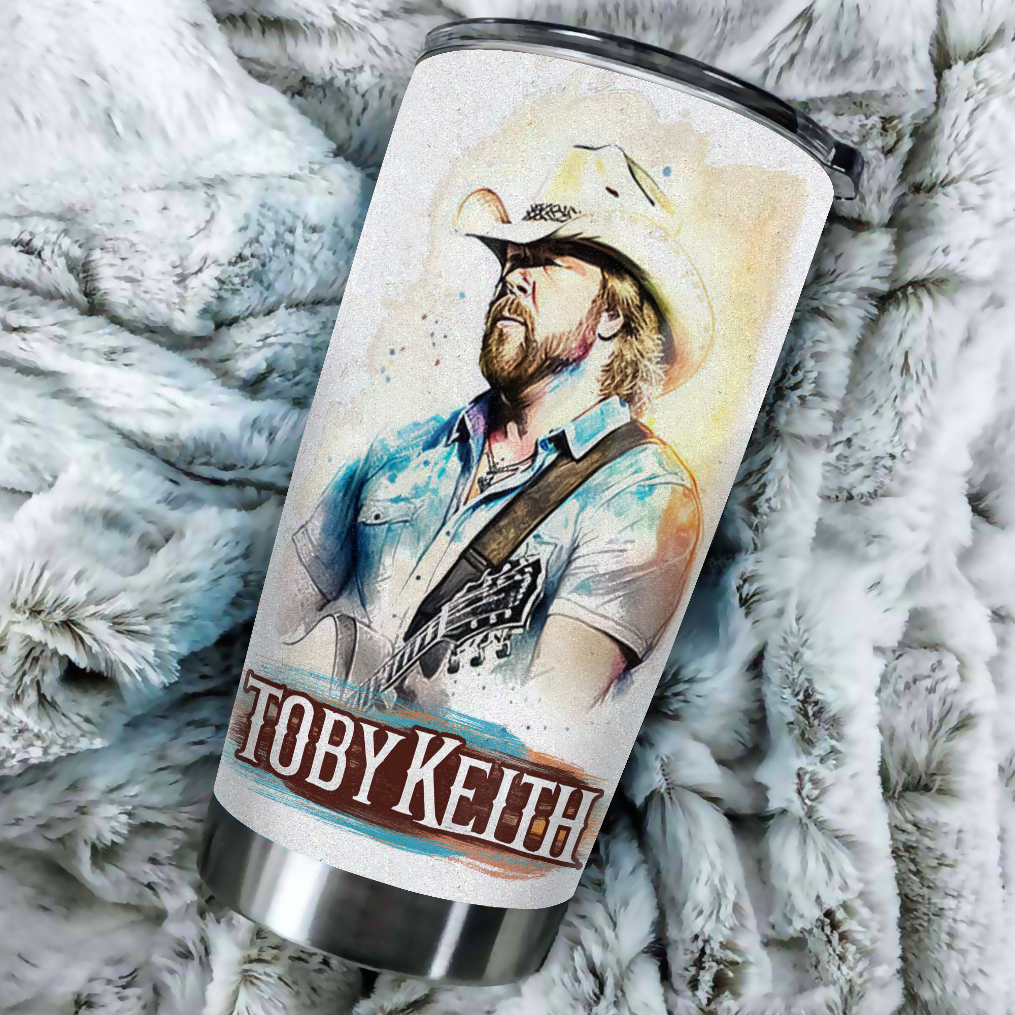 Toby Keith Music Custom Stanley Quencher 20oz Stainless Steel Tumbler