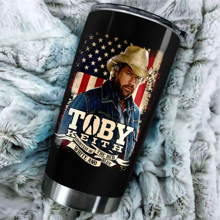 Toby Keith Music Custom Stanley Quencher 20oz Stainless Steel Tumbler